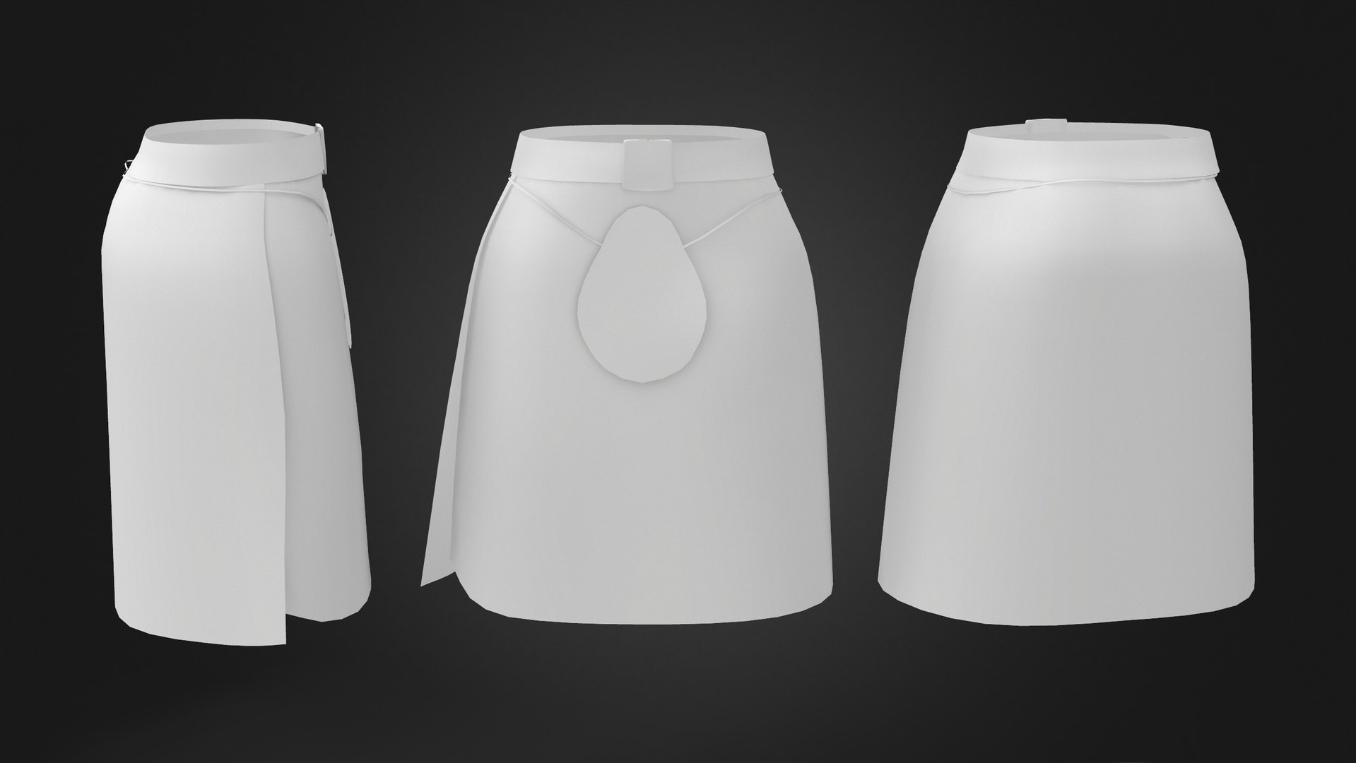 Mens Kilt 3D - TurboSquid 1804604