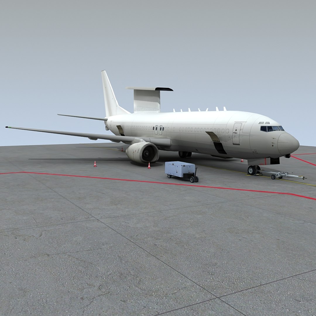 3d Nato Awacs B 737-7es Model