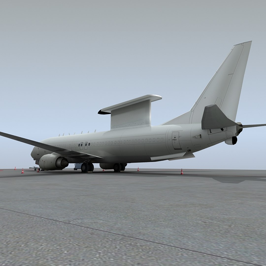 3d Nato Awacs B 737-7es Model