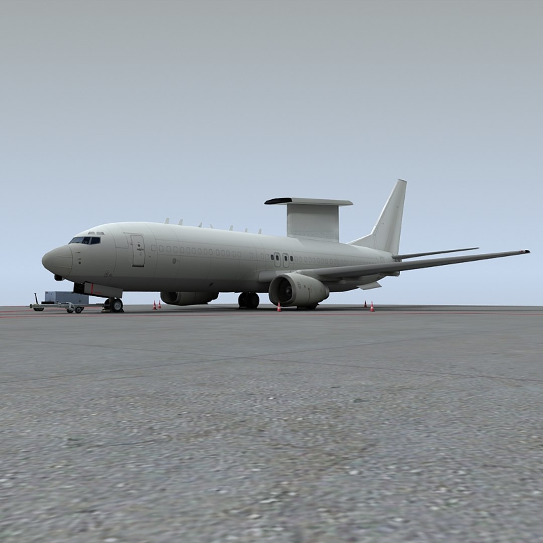 3d Nato Awacs B 737-7es Model
