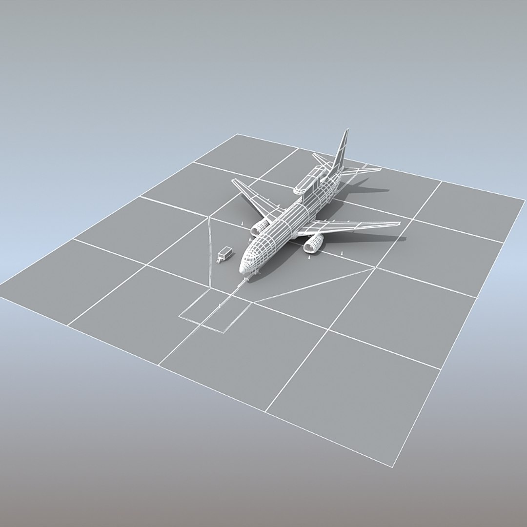 3d nato awacs b 737-7es model