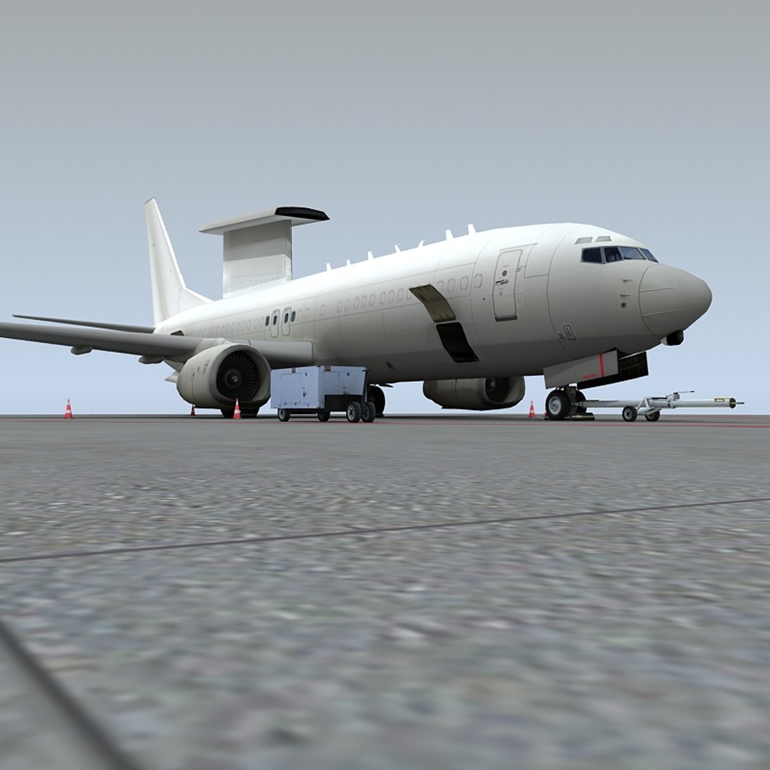 3d Nato Awacs B 737-7es Model