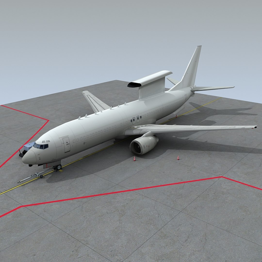 3d Nato Awacs B 737-7es Model