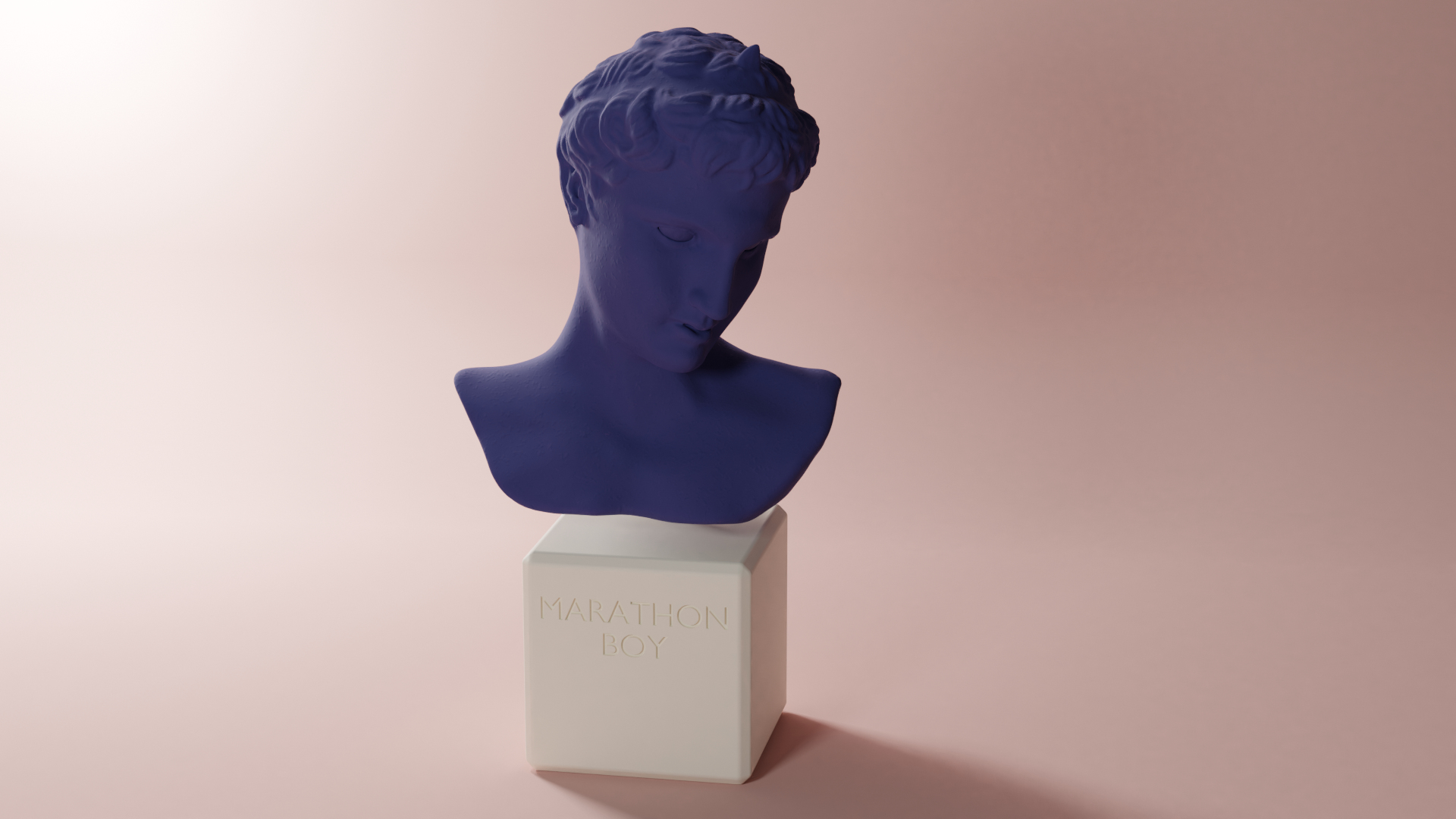 Marathon Boy Statue 3D Model - TurboSquid 1600136