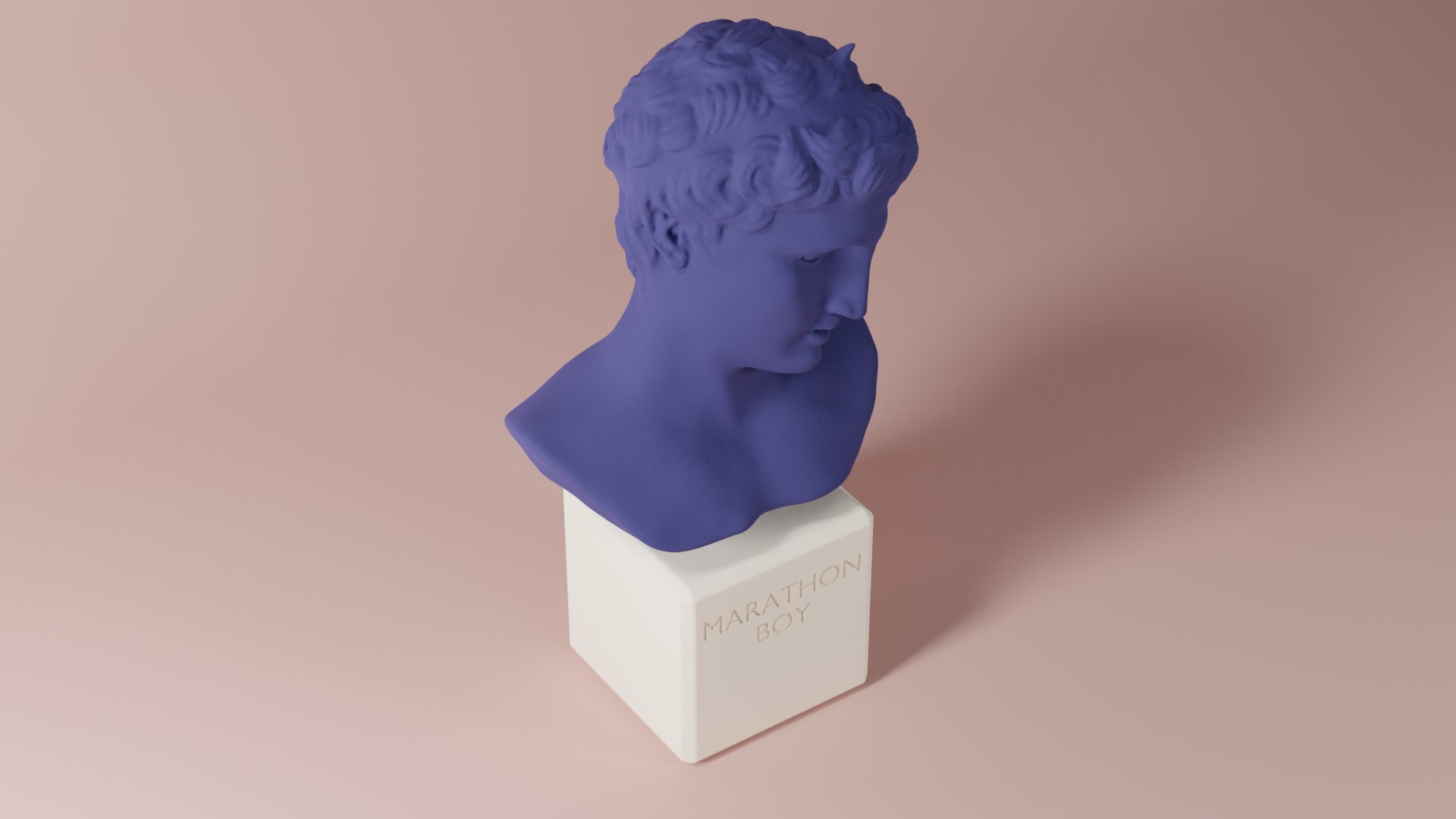 Marathon Boy Statue 3D Model - TurboSquid 1600136