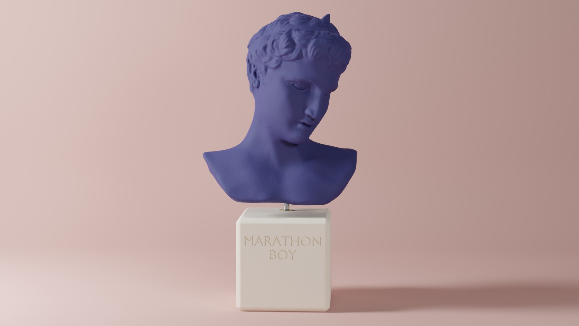 Marathon Boy Statue 3D Model - TurboSquid 1600136