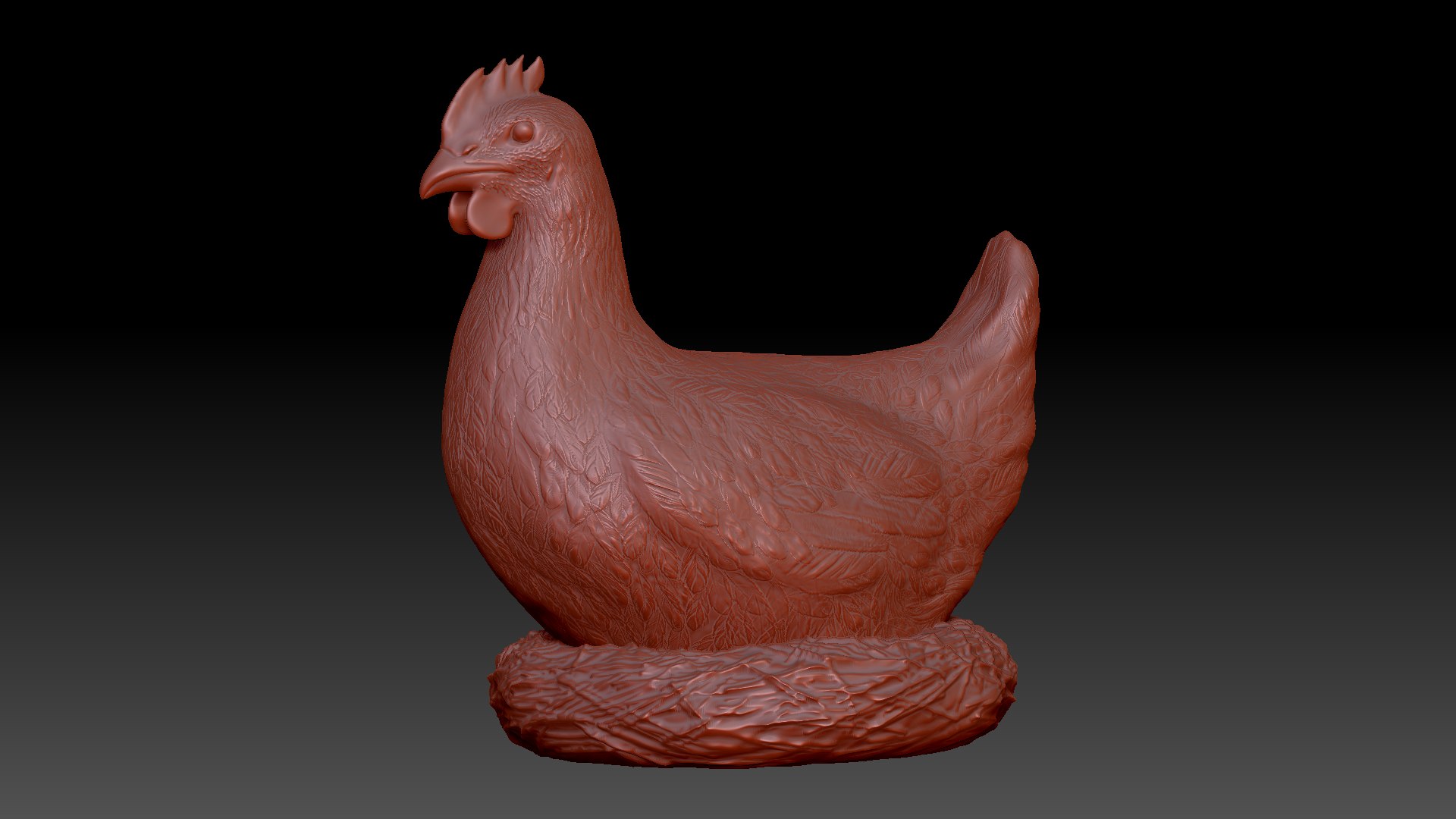Chicken for 3d printing 3D model - TurboSquid 2171098