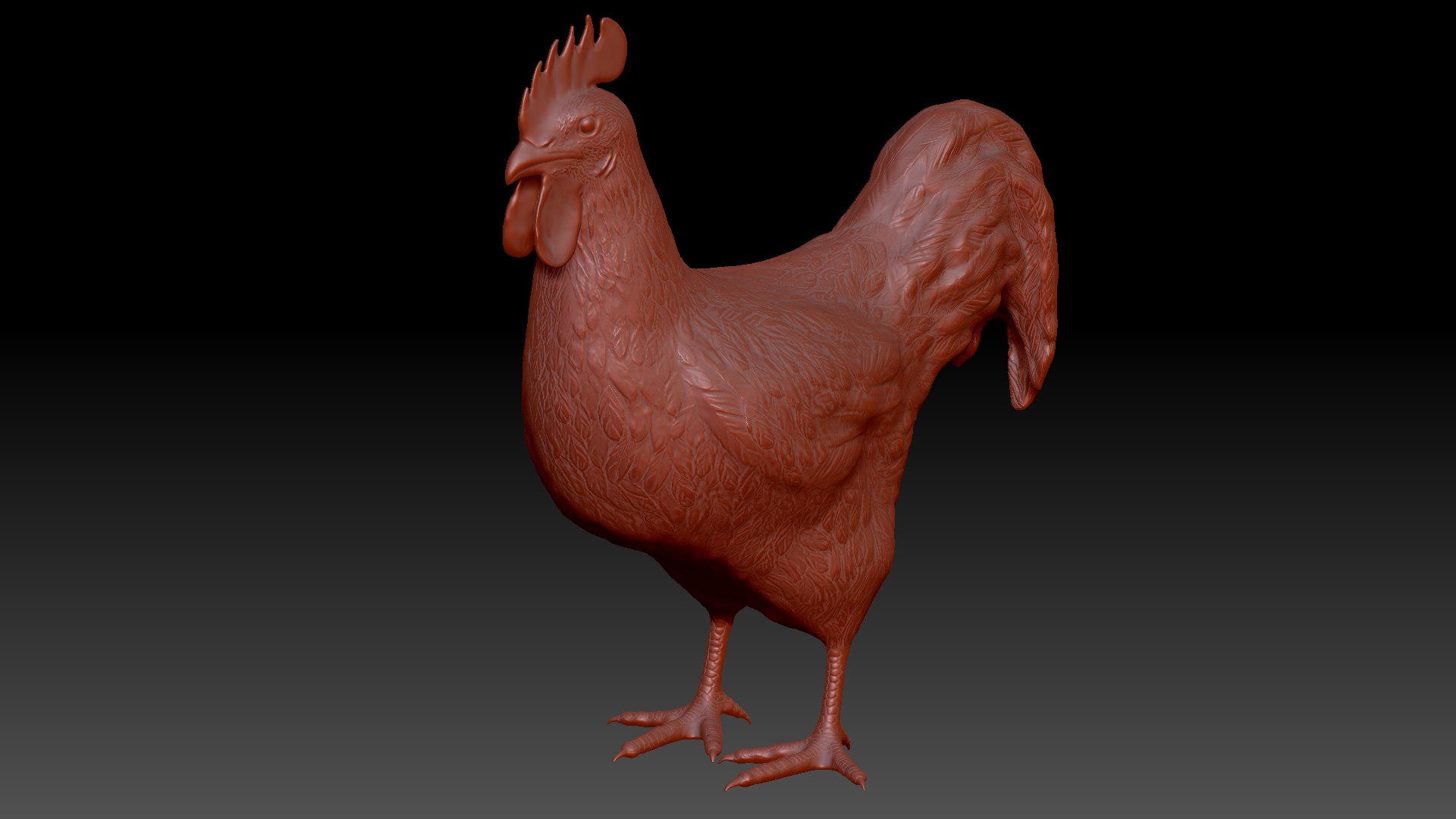 Chicken For 3d Printing 3D Model - TurboSquid 2171098