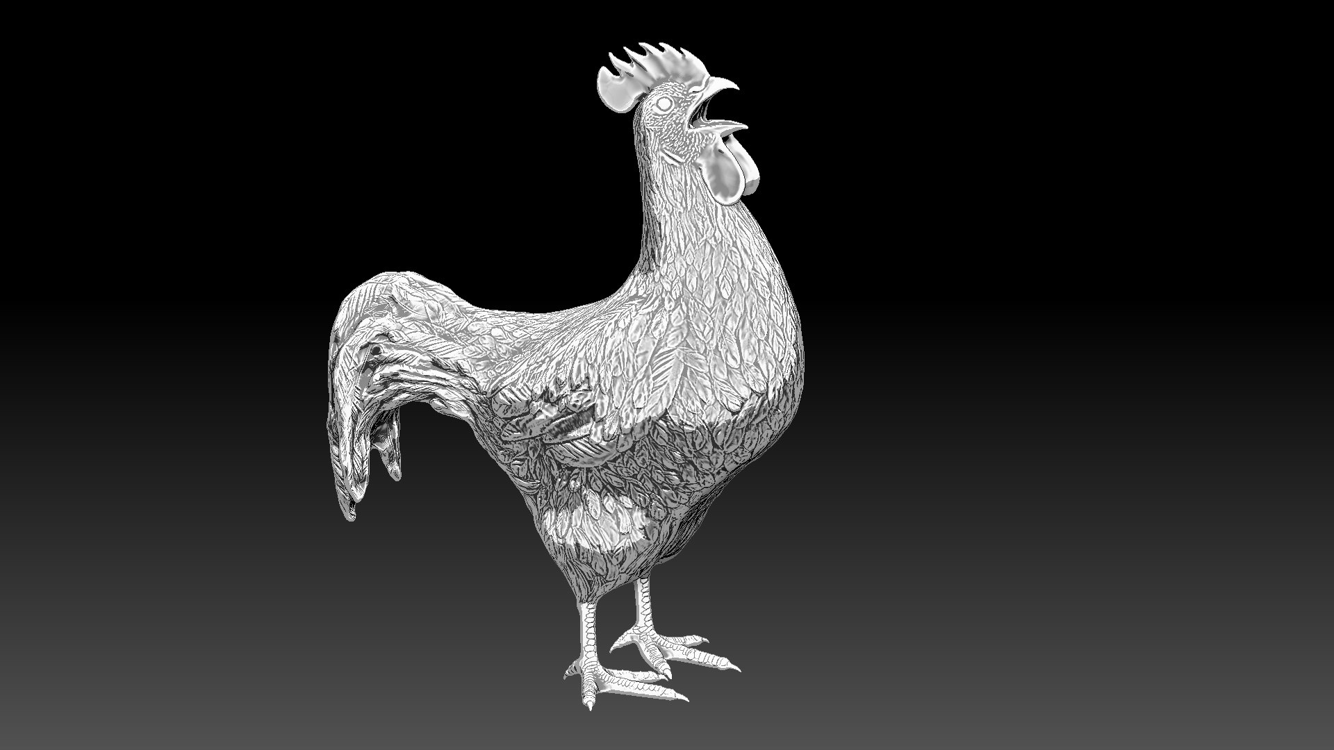 Chicken for 3d printing 3D model - TurboSquid 2171098