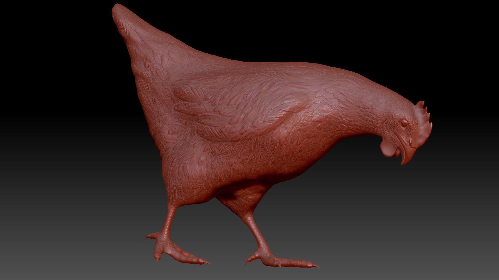 Chicken For 3d Printing 3D Model - TurboSquid 2171098