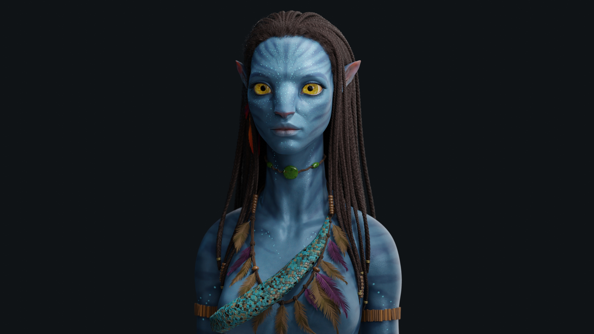 modèle 3D de Avatar Navi buste - TurboSquid 2054071