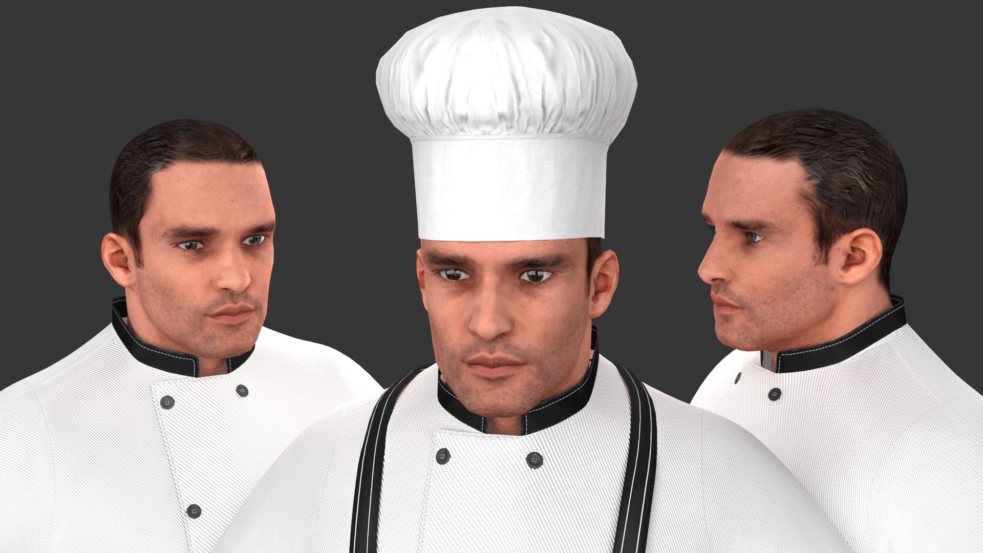 Chefs Model - TurboSquid 1809430