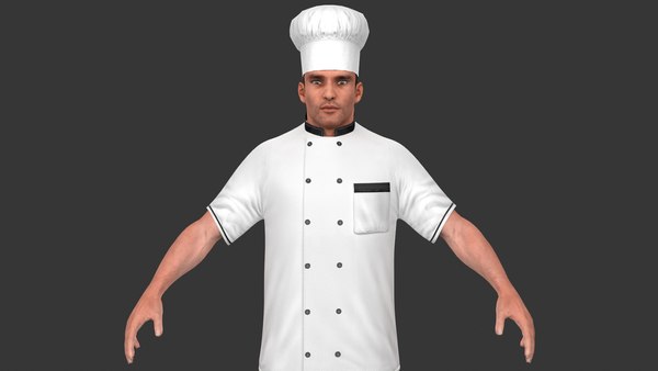 Chefs model - TurboSquid 1809430