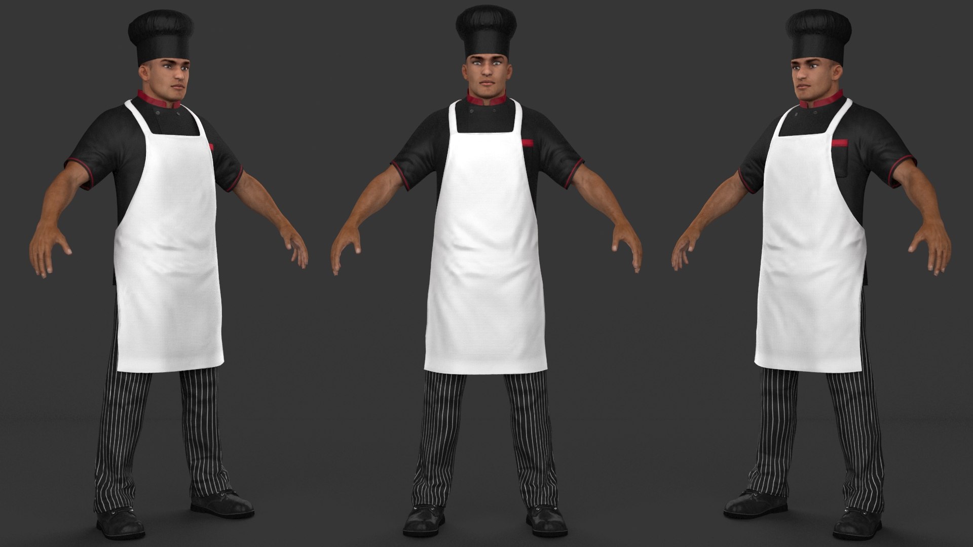 Chefs Model - TurboSquid 1809430