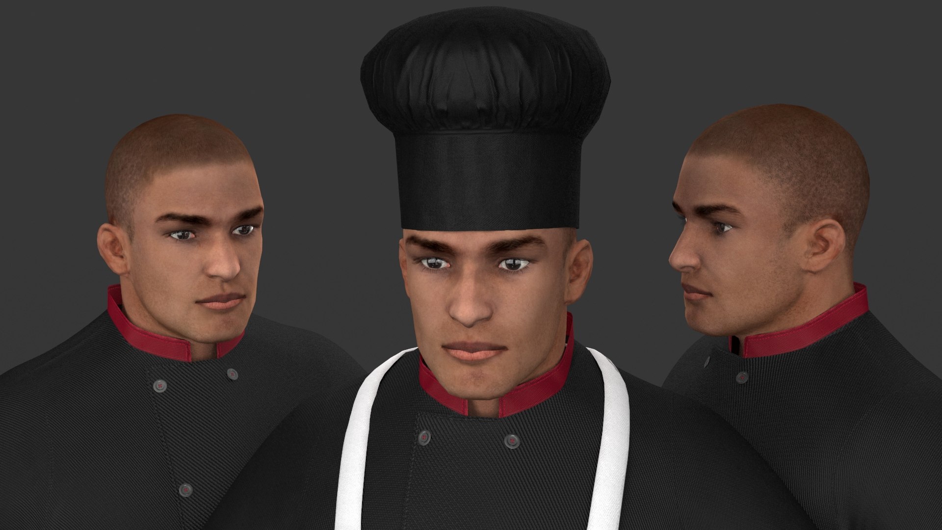 Chefs Model - TurboSquid 1809430