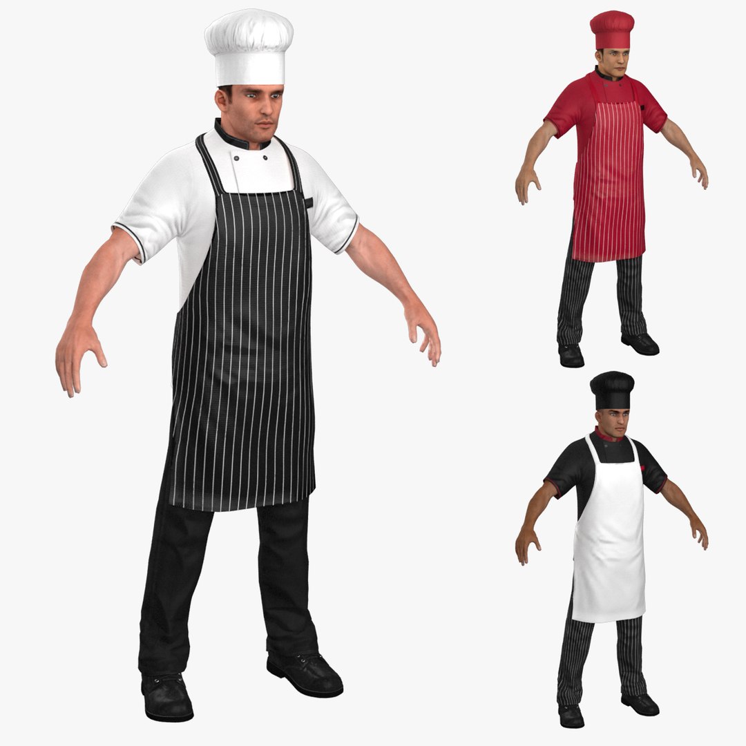 Chefs Model - TurboSquid 1809430