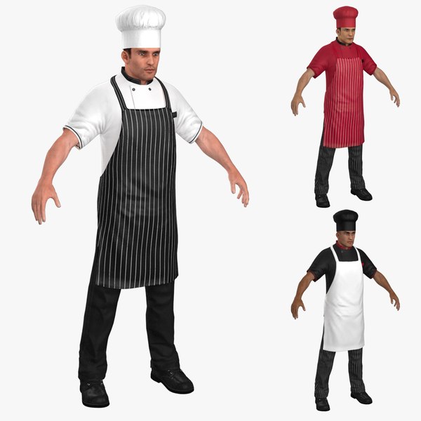 3D Chef Models | TurboSquid
