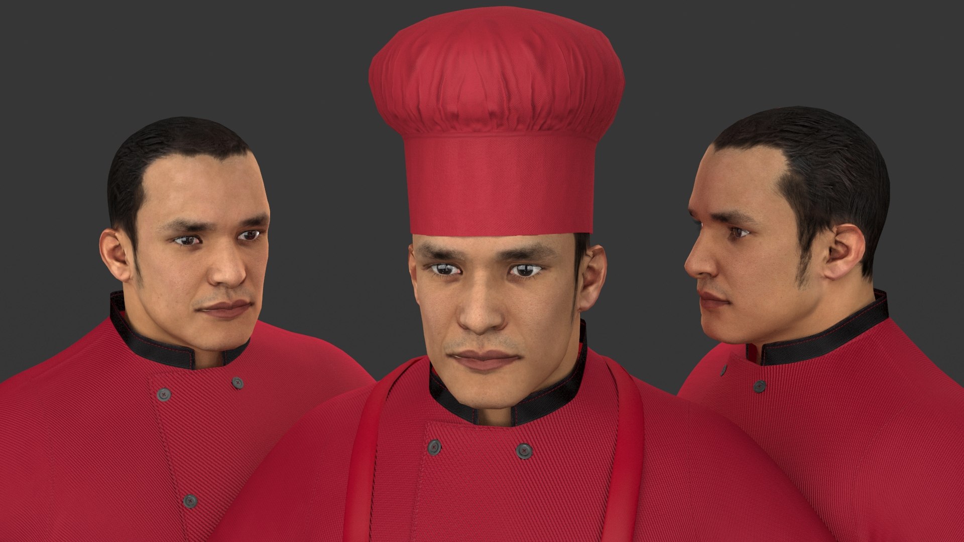 Chefs Model - TurboSquid 1809430