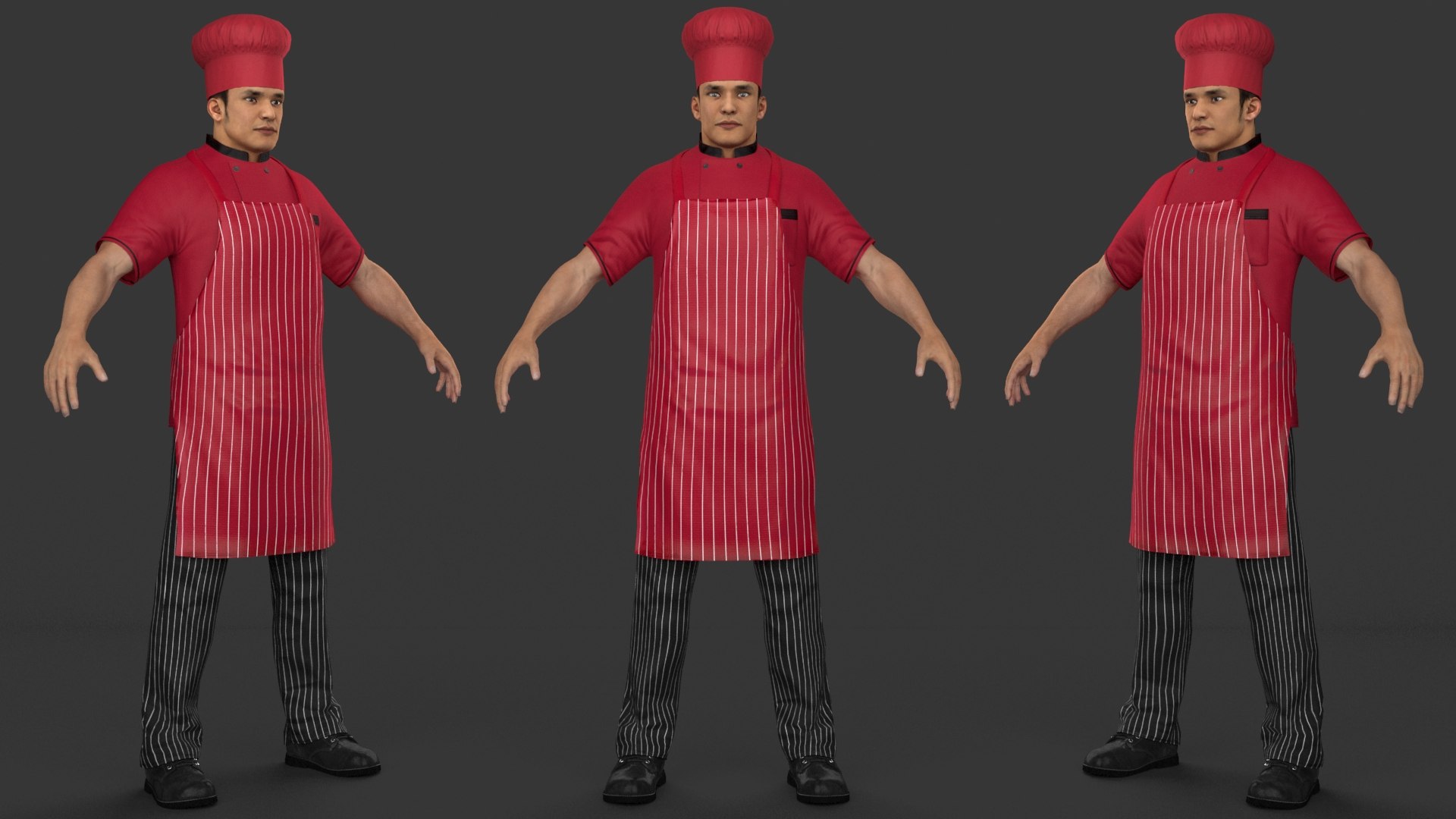Chefs Model - TurboSquid 1809430