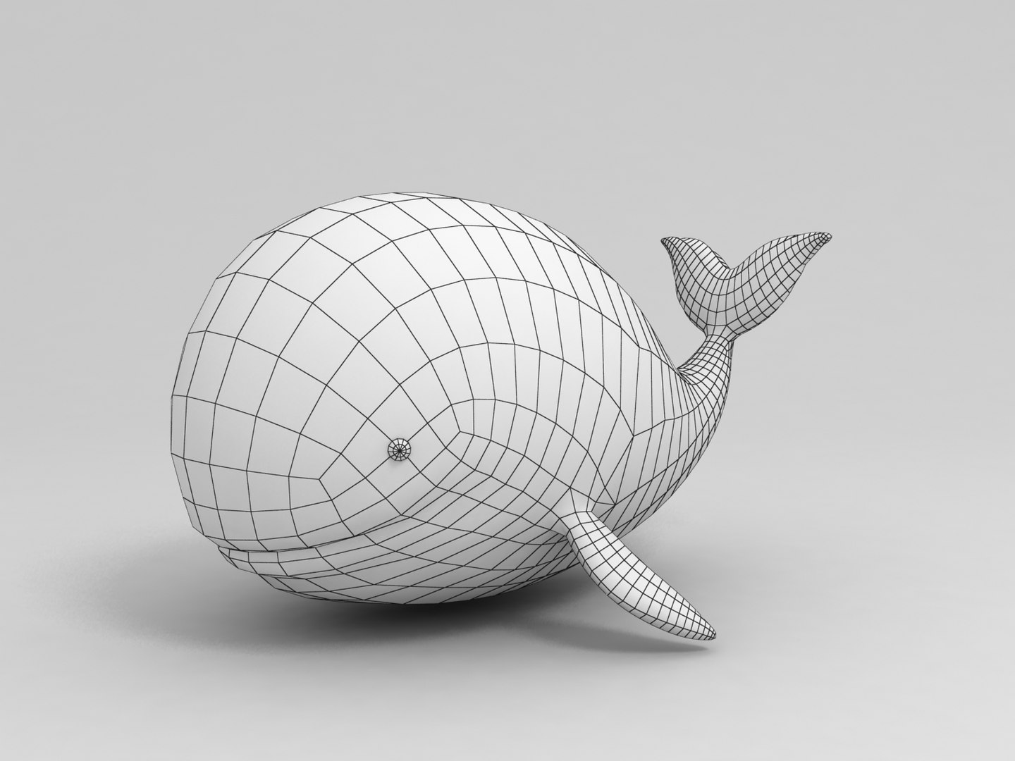 Cartoon Whale 3D Model - TurboSquid 1171306