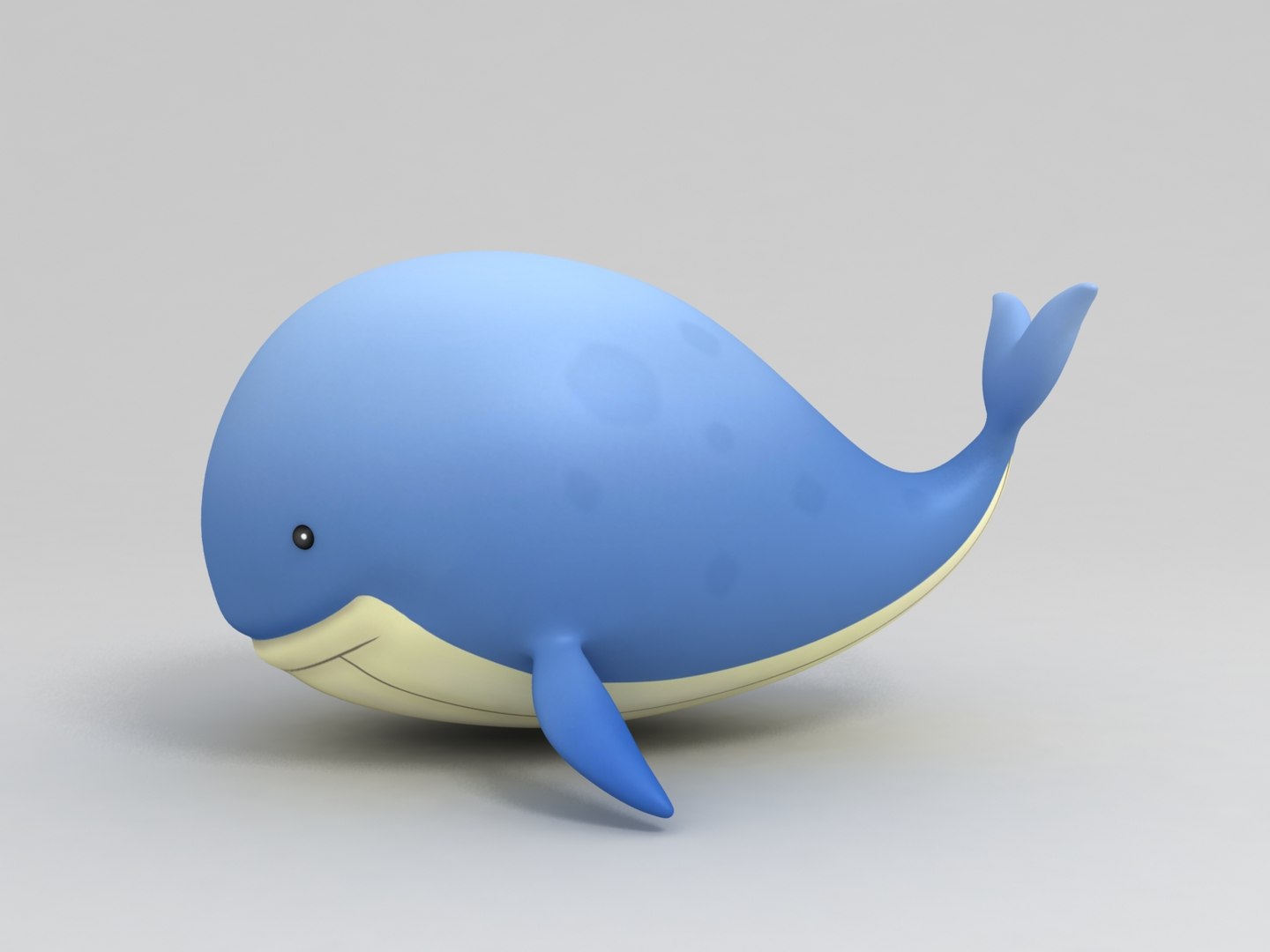 Cartoon Whale 3D Model - TurboSquid 1171306