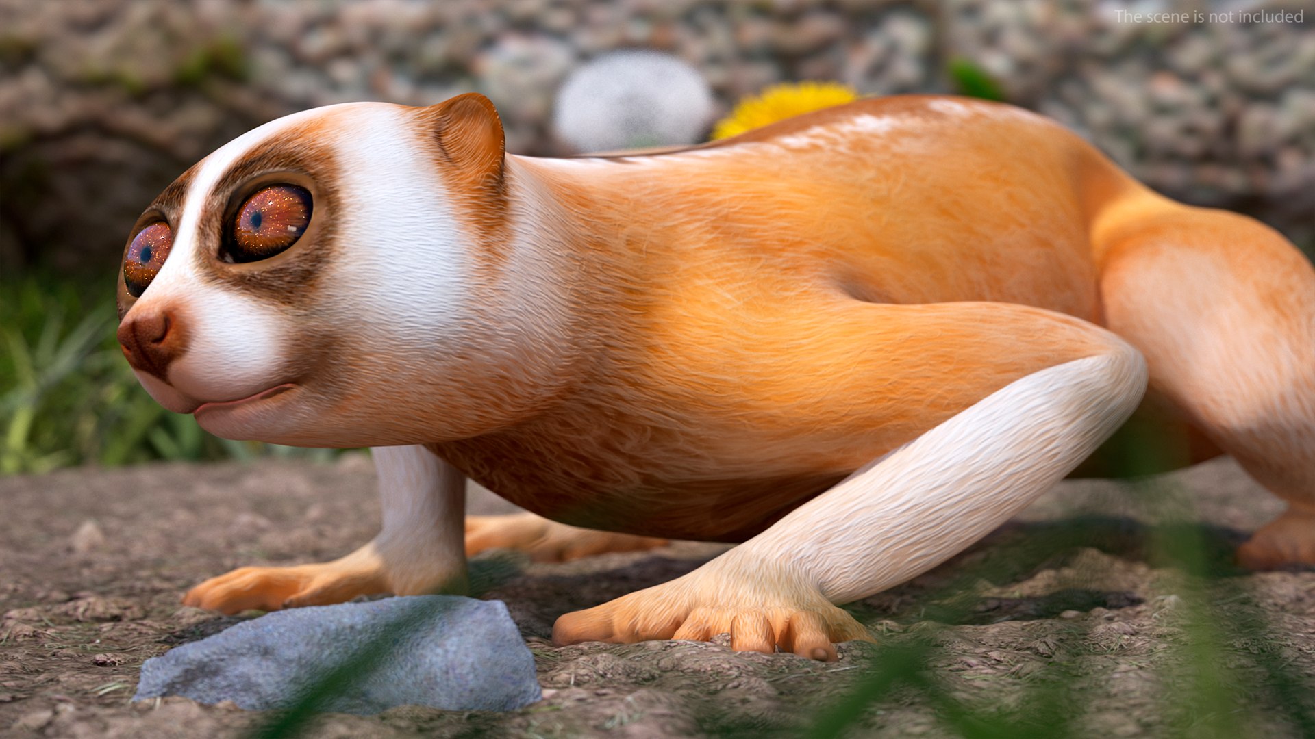 Lemur Slow Loris Rigged 3D Model - TurboSquid 2145972