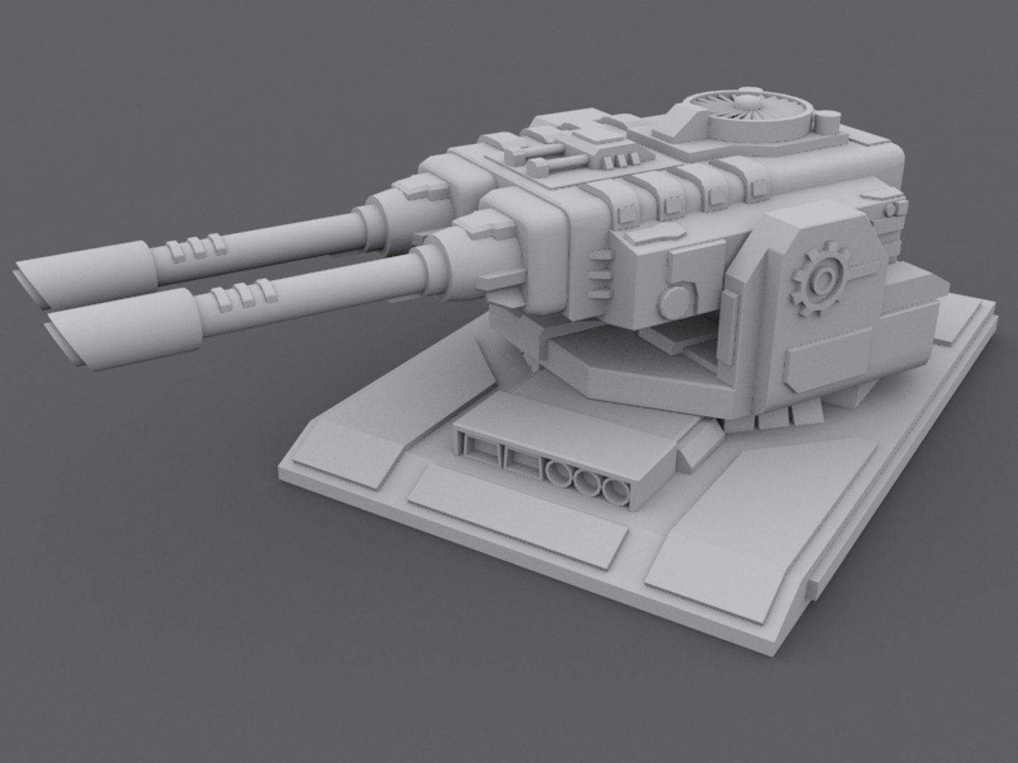 3ds Max Laser Turret