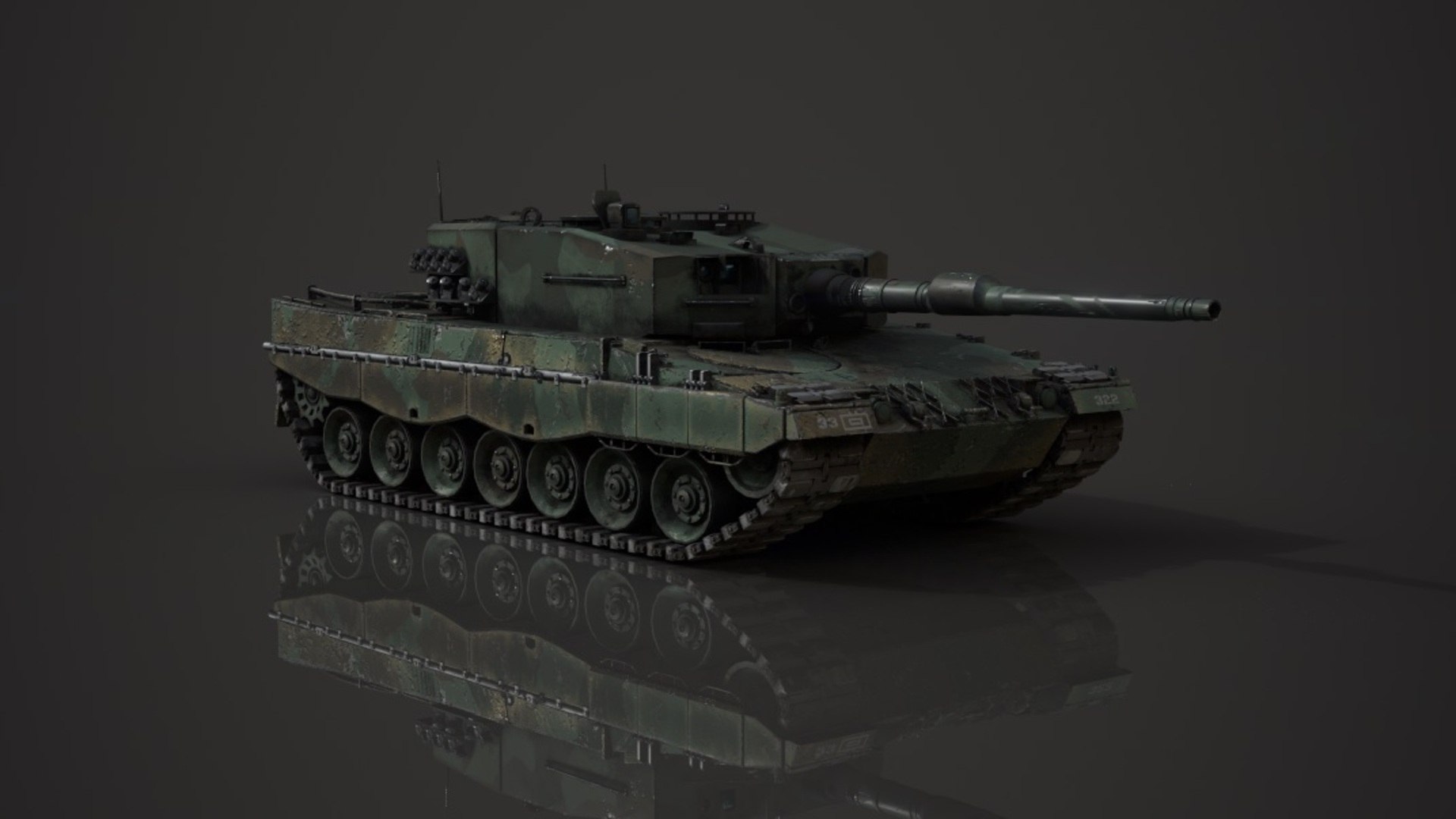 Leopard 2A4 Model - TurboSquid 1931699