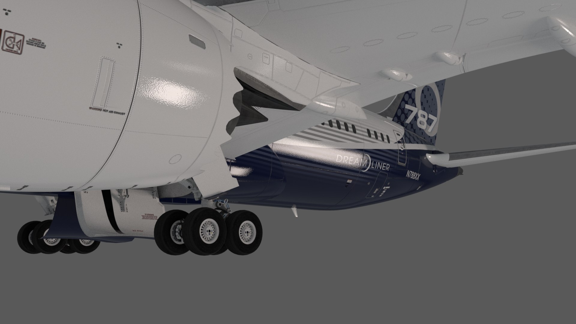 3D Model Boeing 787 Aircraft - TurboSquid 2228744