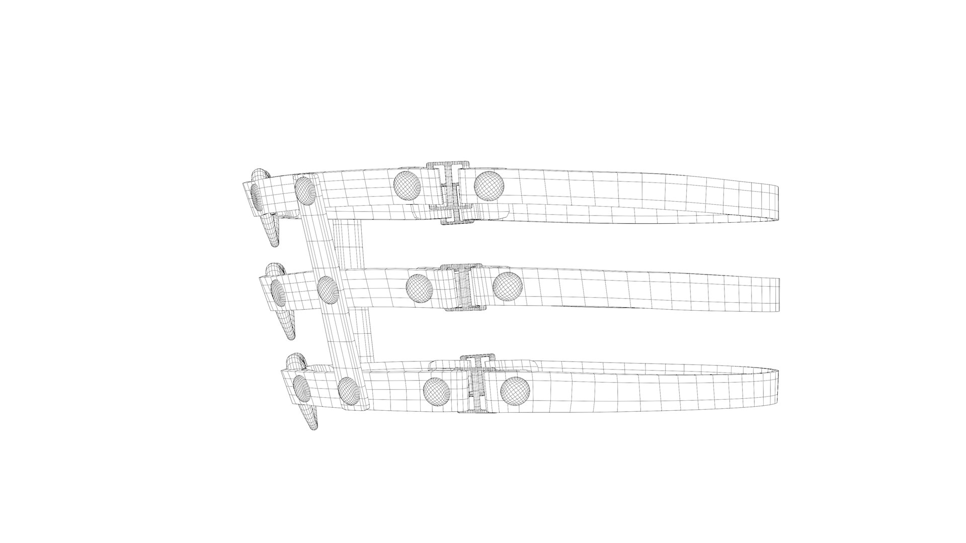 Leather Leg Garter 3D Model - TurboSquid 2261119