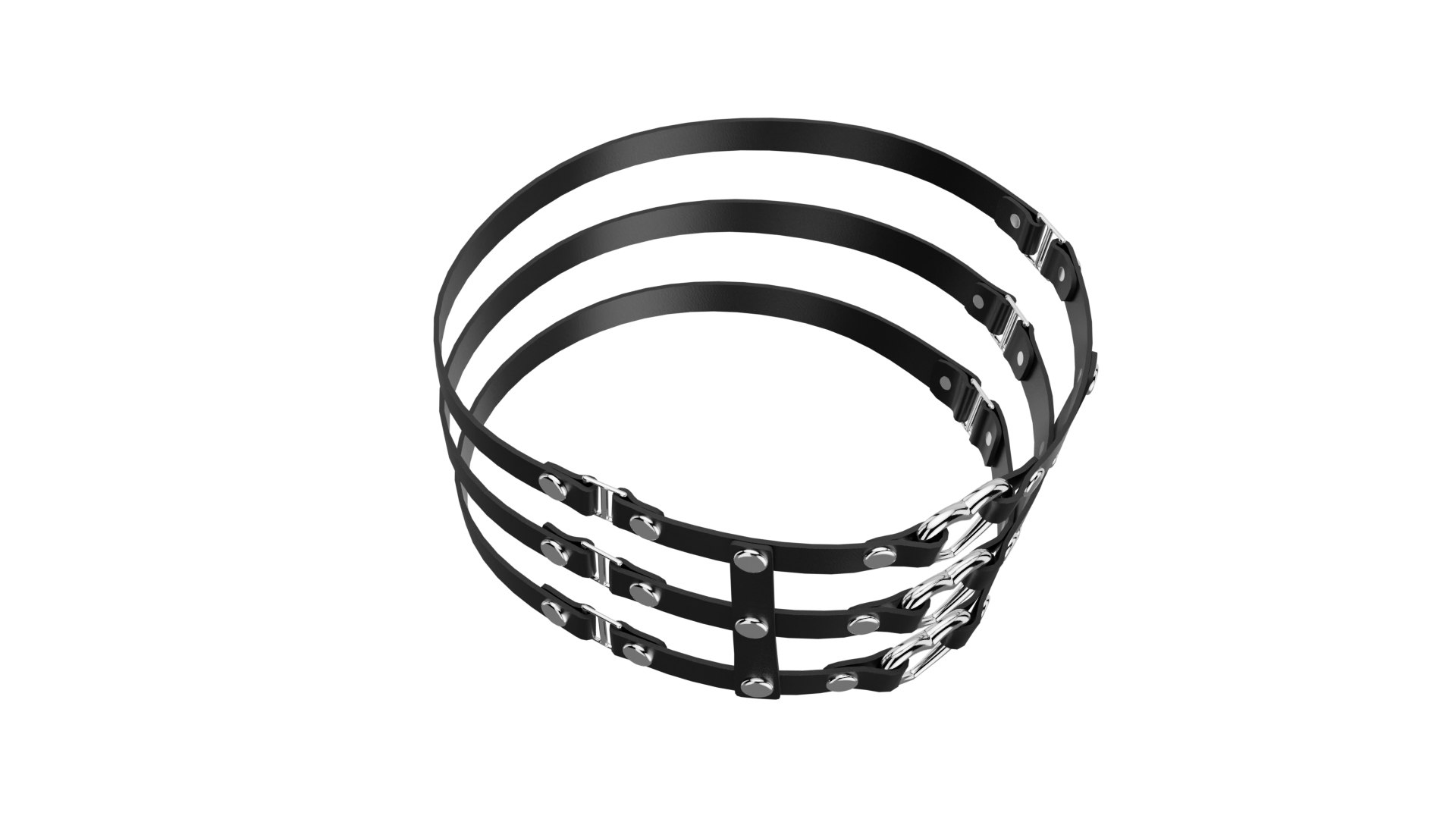 Leather Leg Garter 3D Model - TurboSquid 2261119