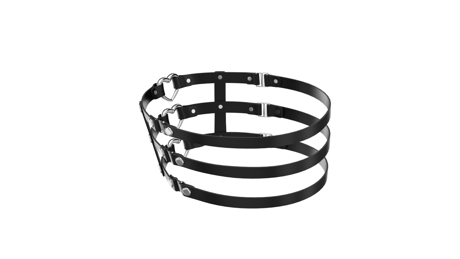 Leather Leg Garter 3D Model - TurboSquid 2261119