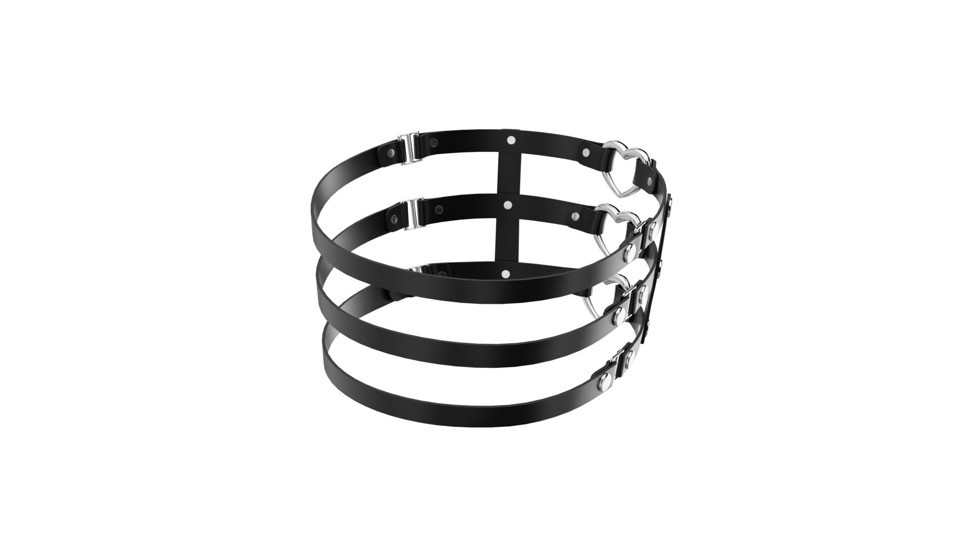 Leather Leg Garter 3D Model - TurboSquid 2261119