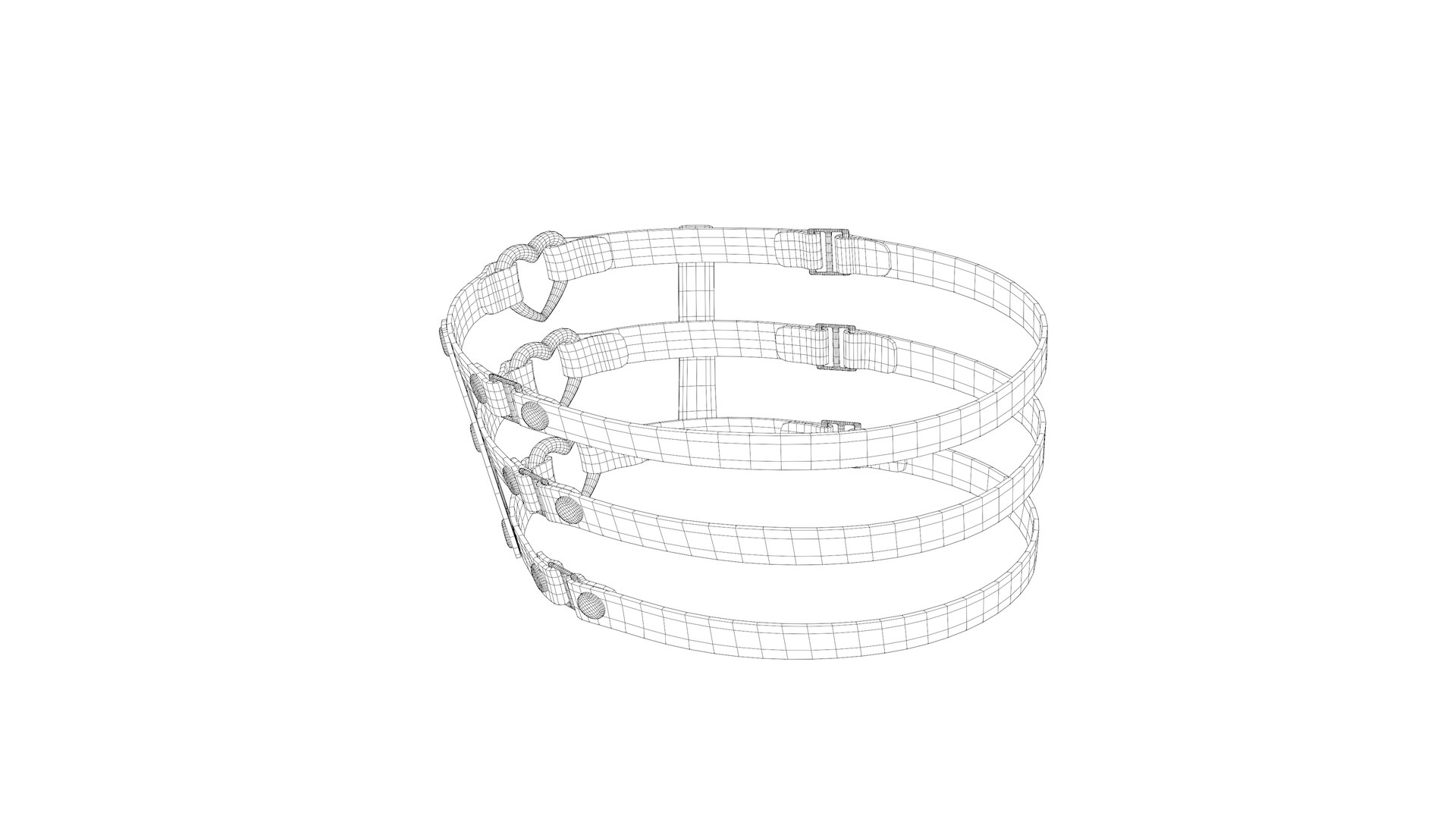 Leather Leg Garter 3D Model - TurboSquid 2261119