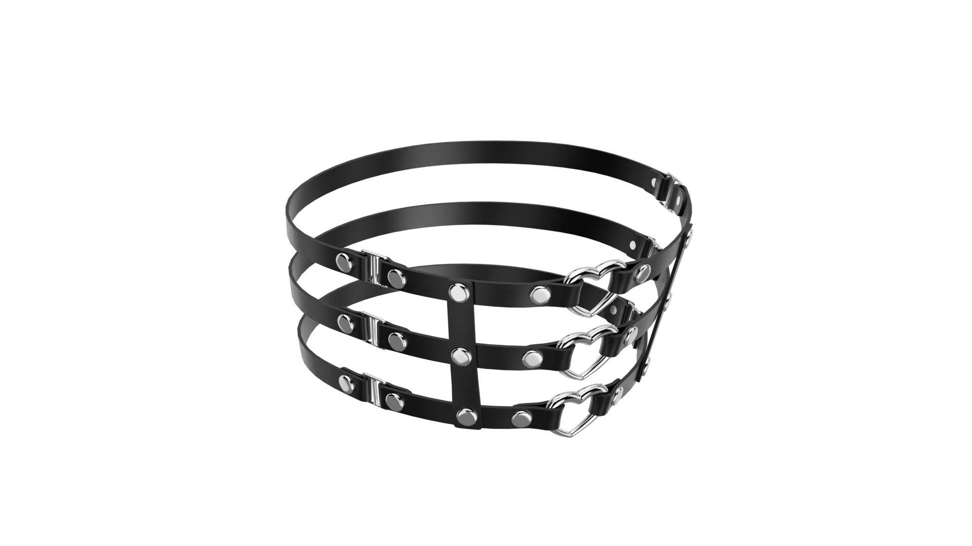 Leather Leg Garter 3D Model - TurboSquid 2261119