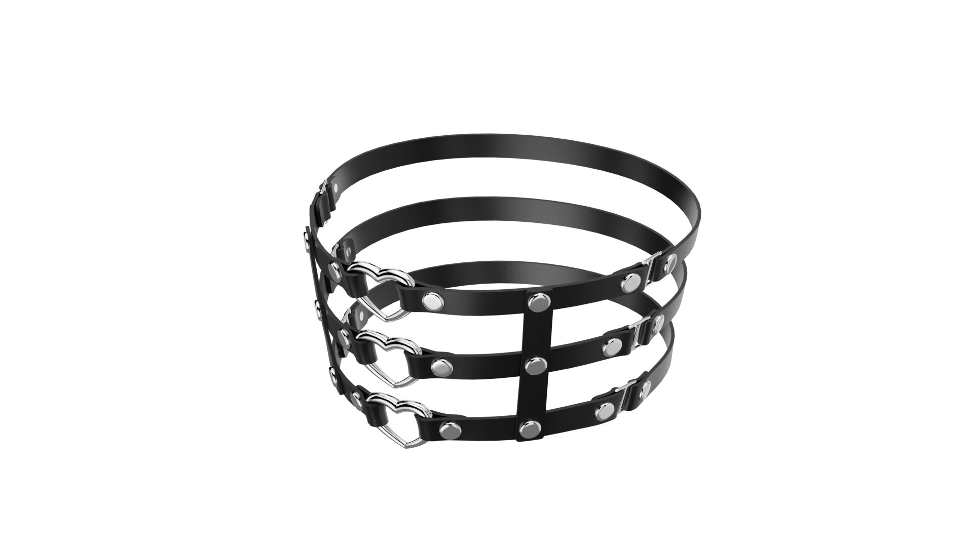 Leather Leg Garter 3D Model - TurboSquid 2261119