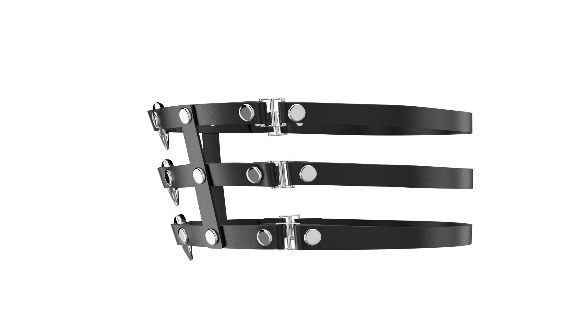 Leather Leg Garter 3D Model - TurboSquid 2261119