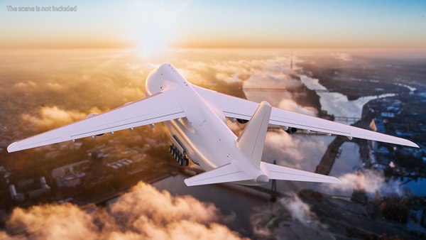 3D Russian Heavy Transport Aircraft model - TurboSquid 1772749