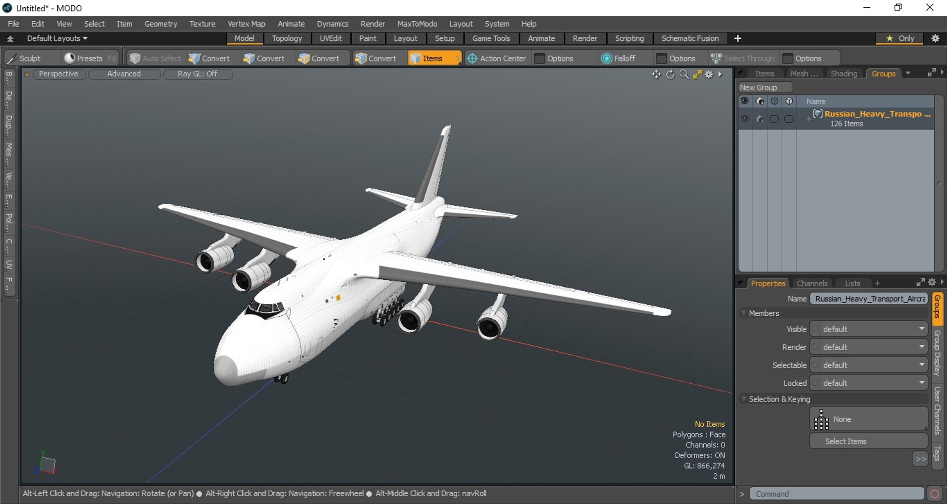 3D Russian Heavy Transport Aircraft Model - TurboSquid 1772749