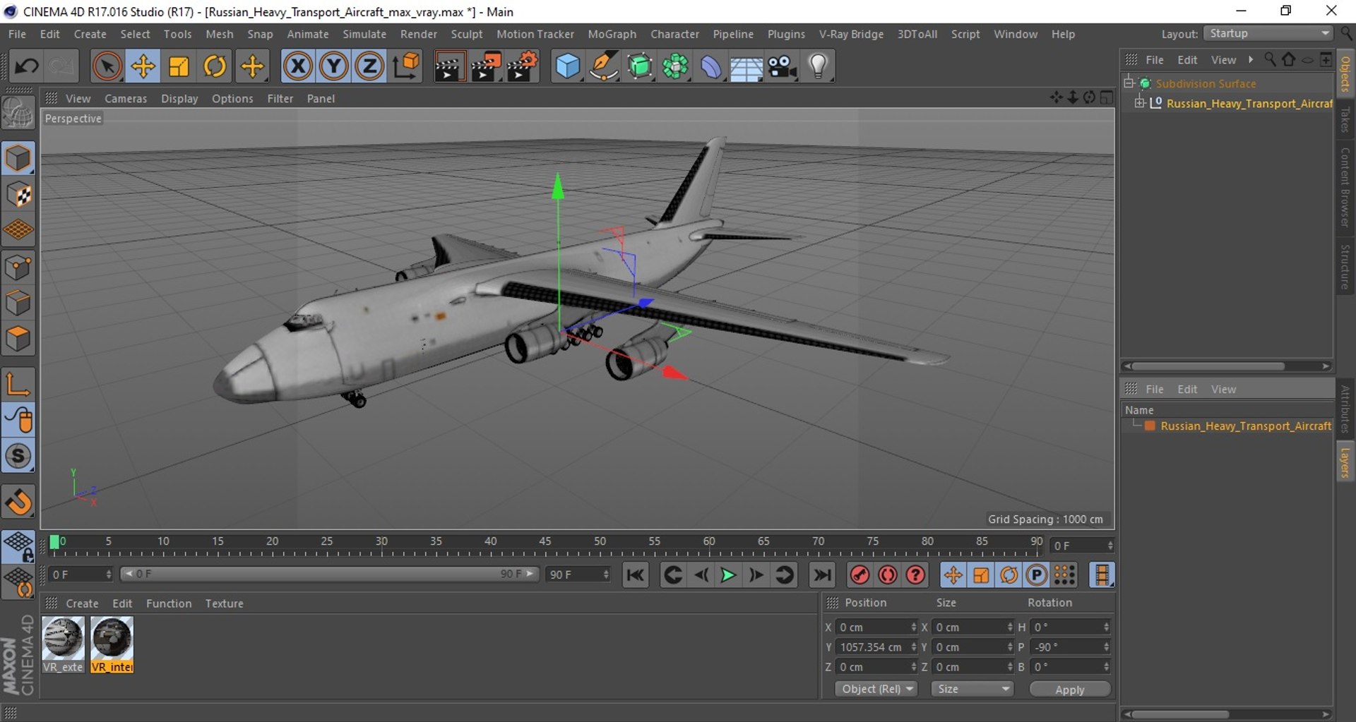 3D Russian Heavy Transport Aircraft Model - TurboSquid 1772749