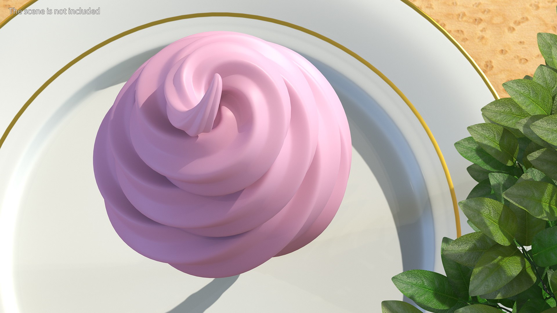 Ice Cream Cone Rose 3D model - TurboSquid 1900308