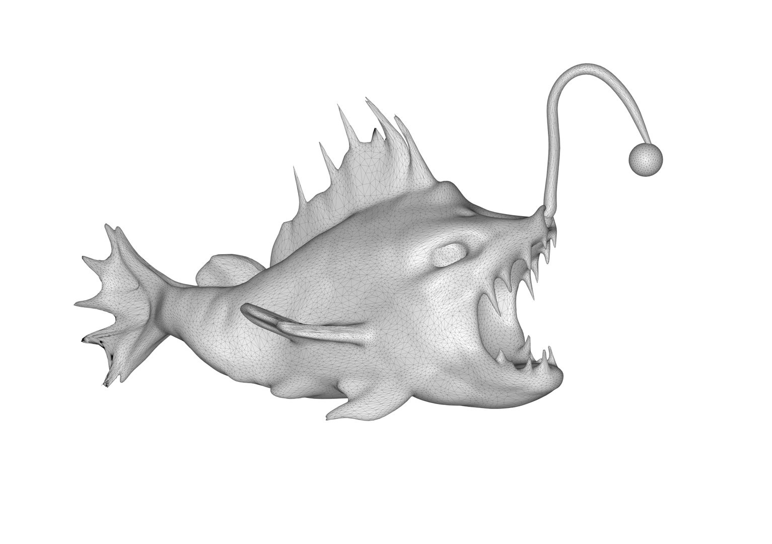 3D Devil Fish - TurboSquid 2352973