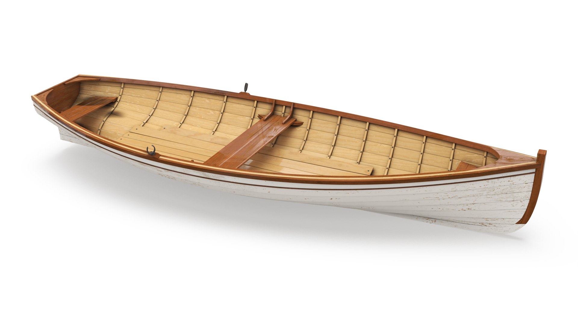 Whitehall Rowboat 3D Model - TurboSquid 2160871