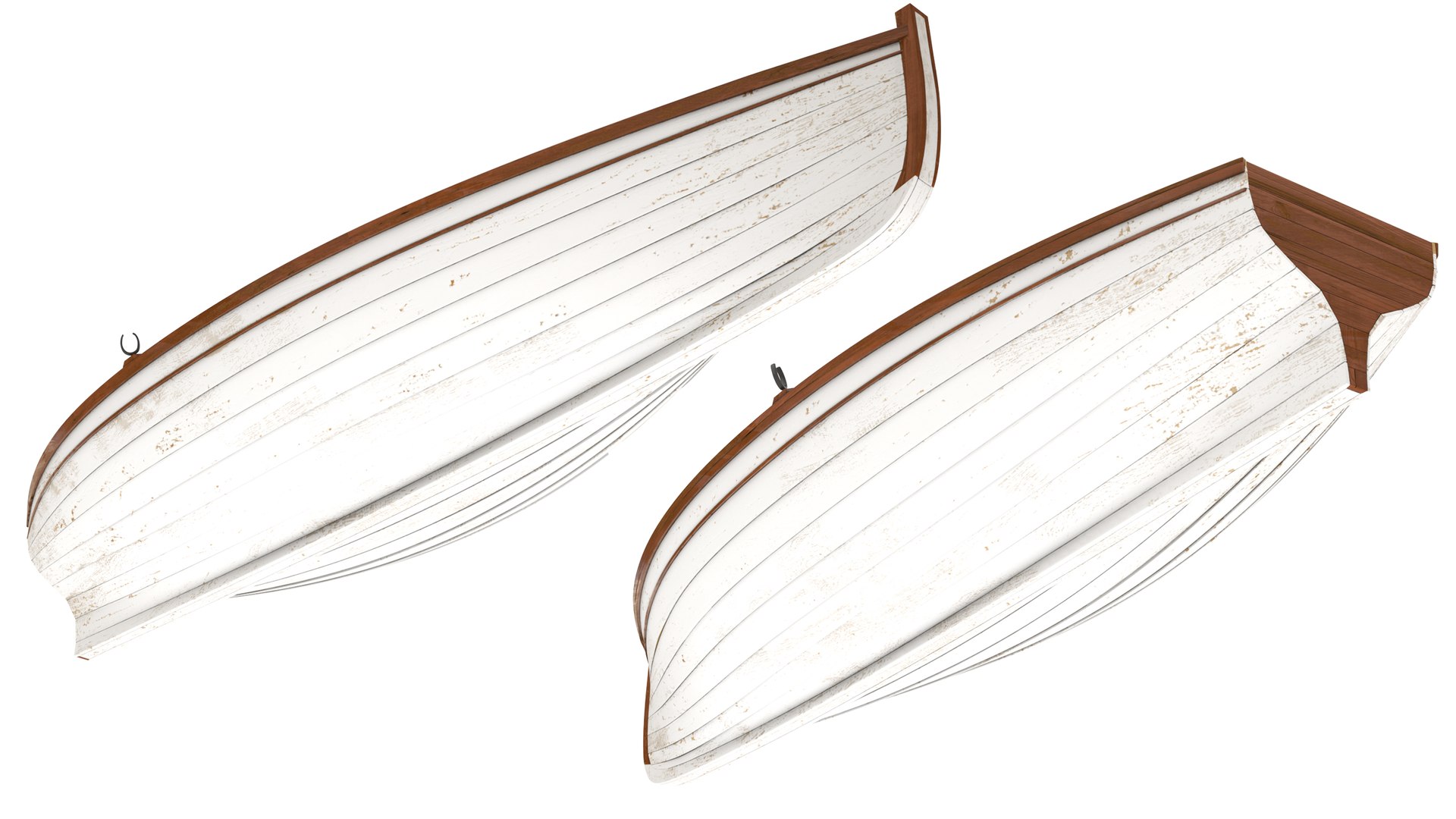 Whitehall Rowboat 3D Model - TurboSquid 2160871