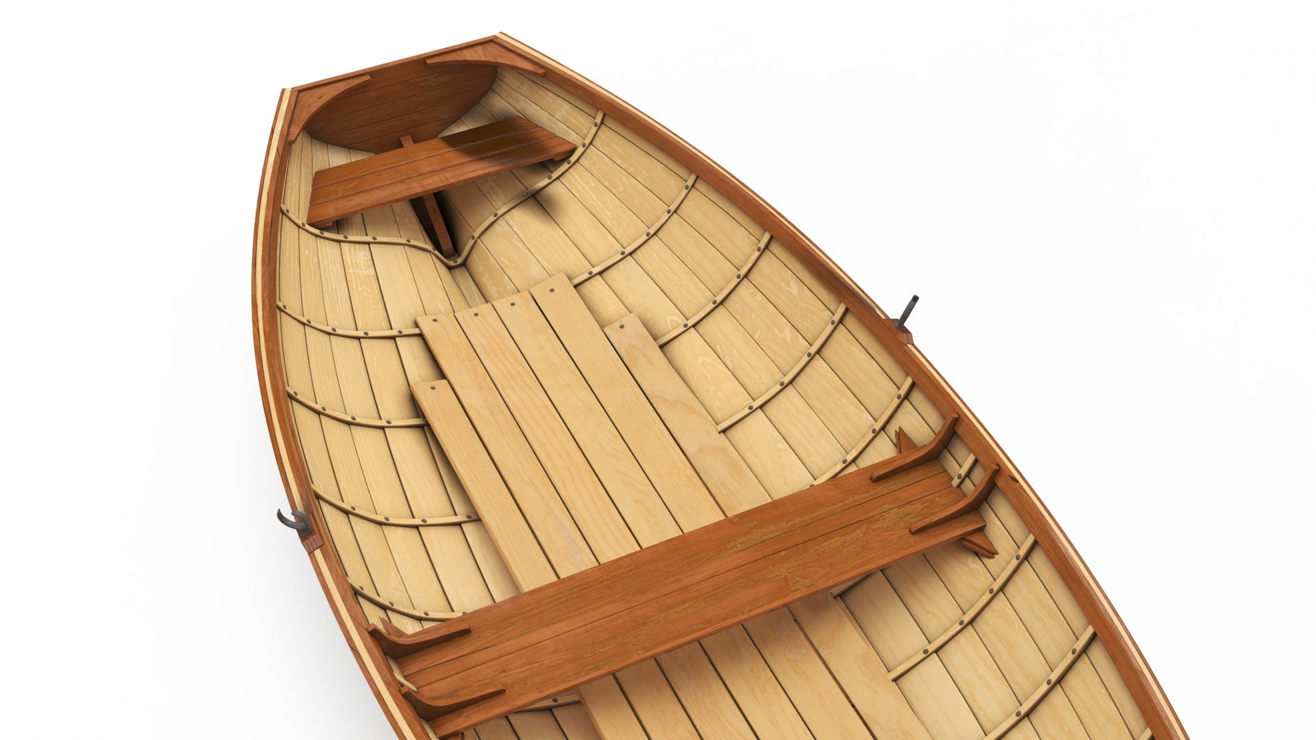 Whitehall Rowboat 3D Model - TurboSquid 2160871