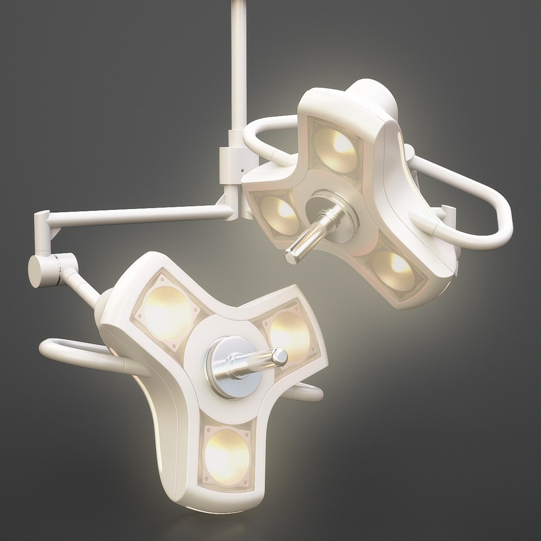 Surgical Operating Room Light 3d Max
