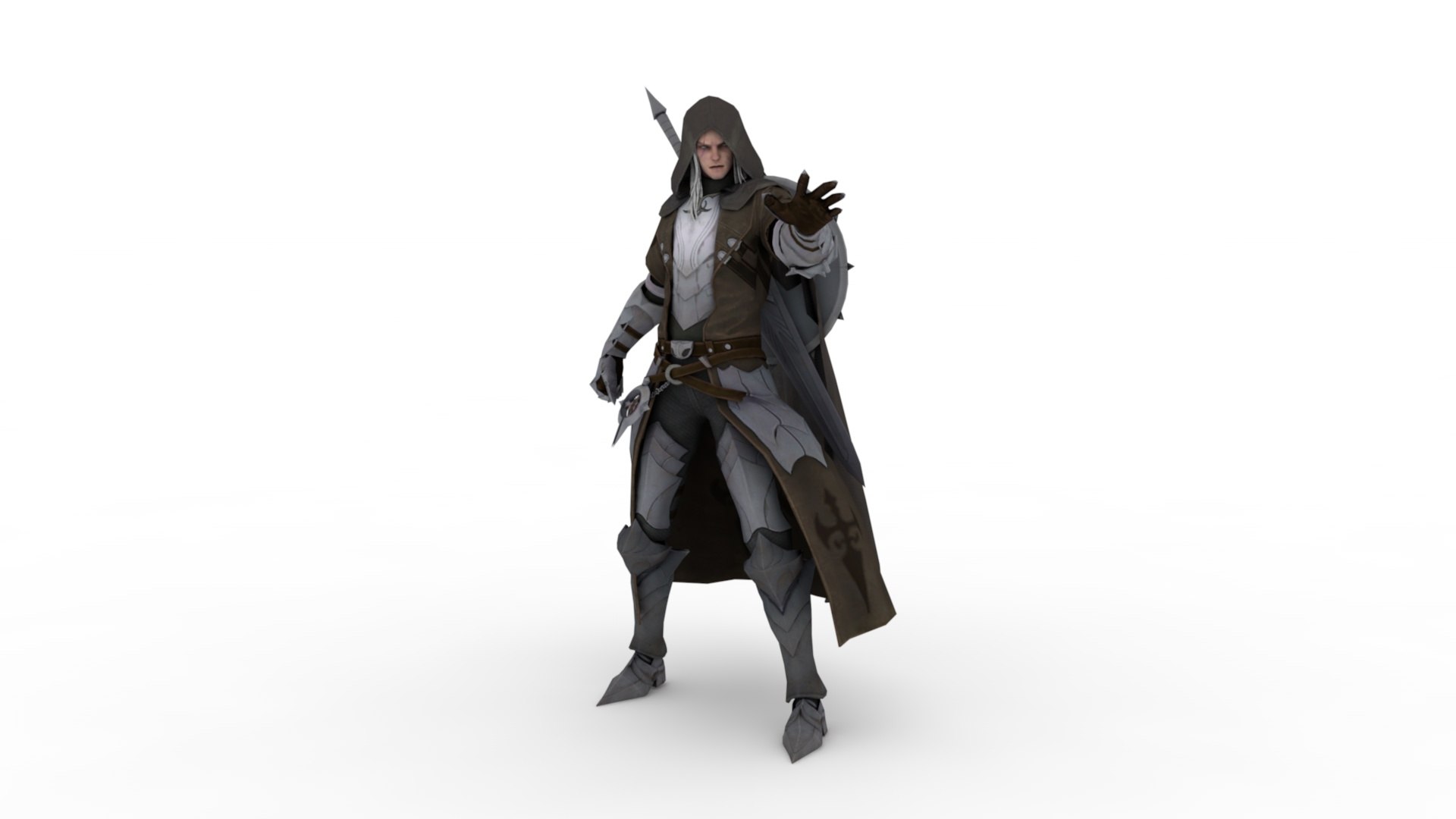3D 3D Warrior Game Character - TurboSquid 2007822