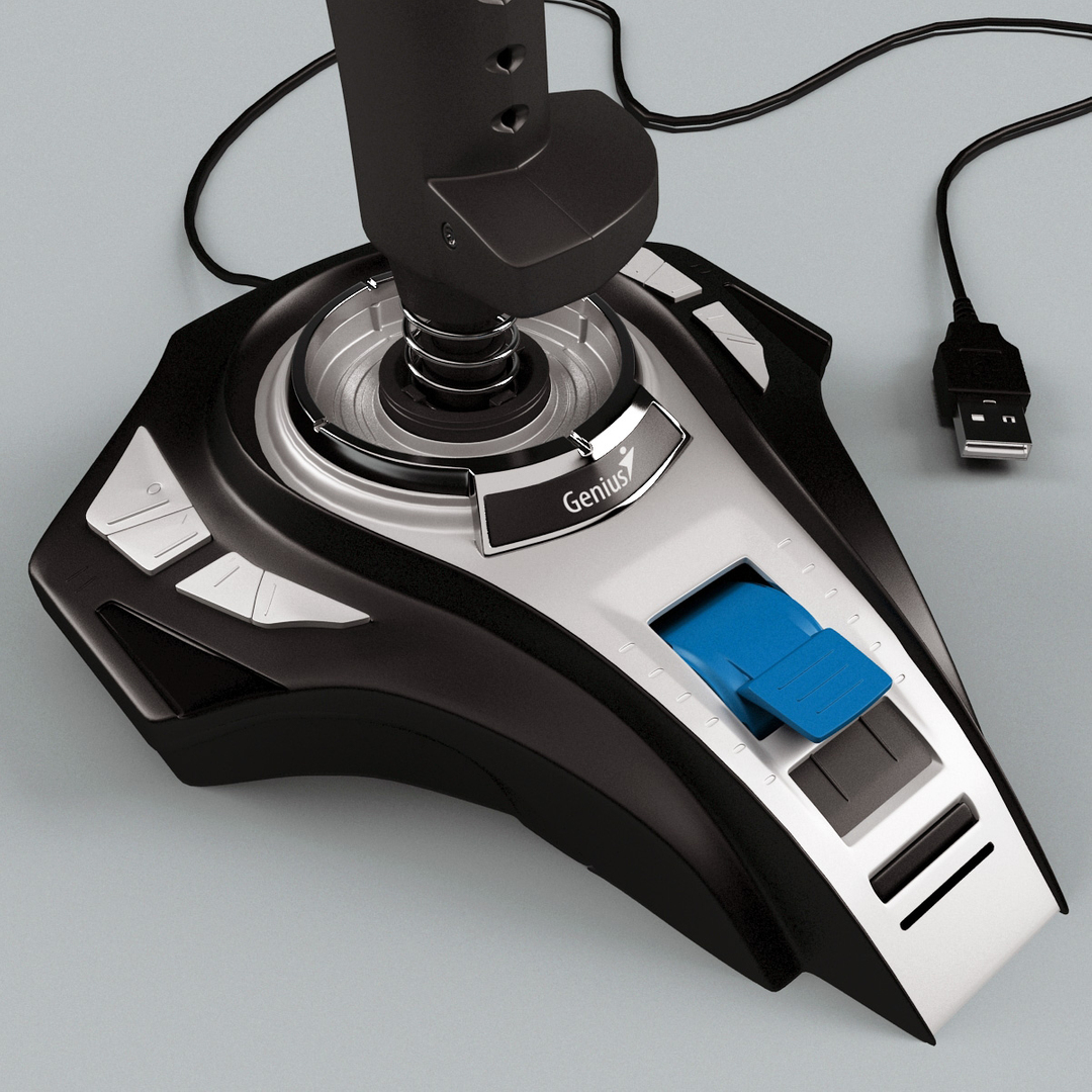 genius joystick metal strike max