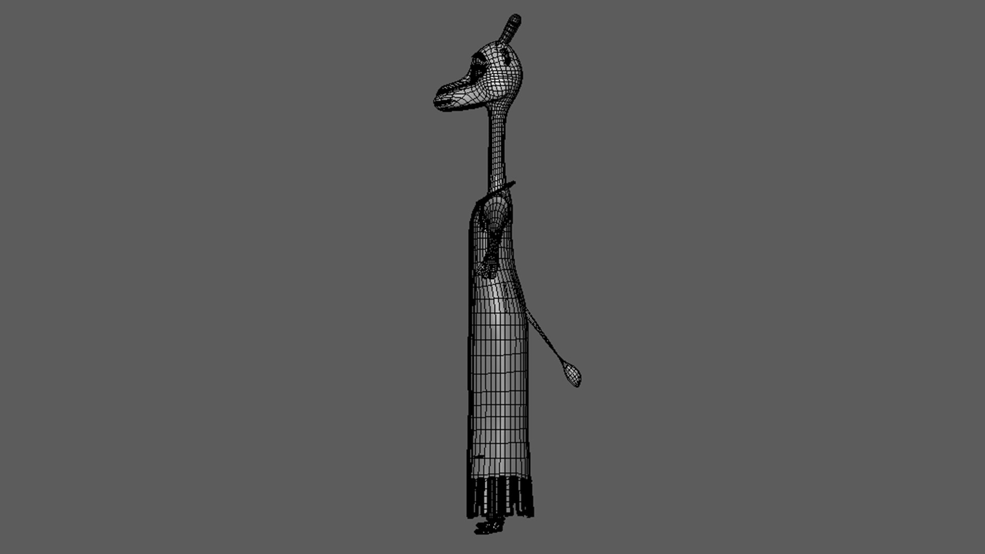 3D Cartoon Giraffe - Base Mesh - TurboSquid 2182623