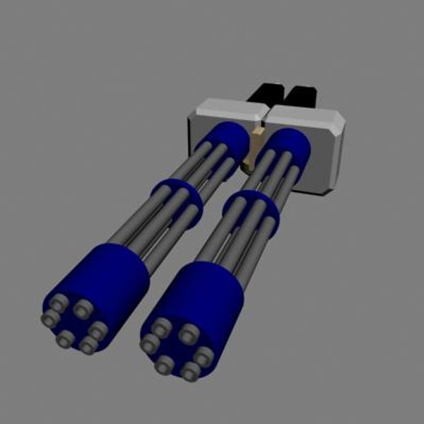 Modelli di Pistola Gatling 3ds Max per il Scaricare | TurboSquid
